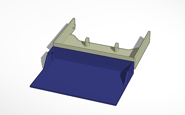 3D design Cassette Cover - Tinkercad