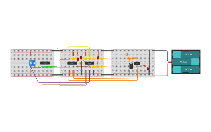 Circuit design actividad 5 - Tinkercad