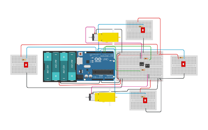 Circuit design Primer parcial - Tinkercad
