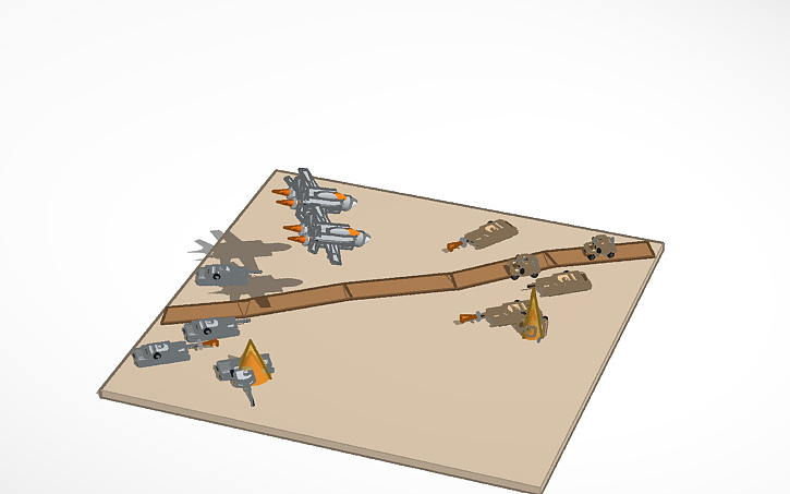 3D design A battle | Tinkercad