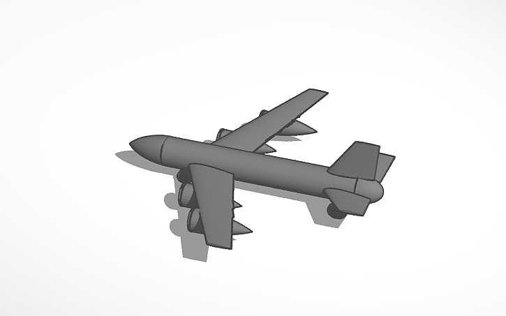 3D design AIRPLANE - Tinkercad