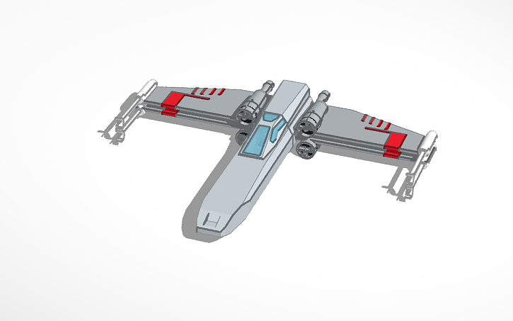 3D design X-wing | Tinkercad