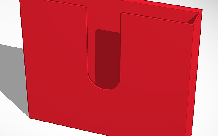 3D design Notepad or Sticker Sheet Wall Mount | Tinkercad