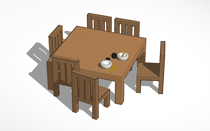 3D design Table - Tinkercad