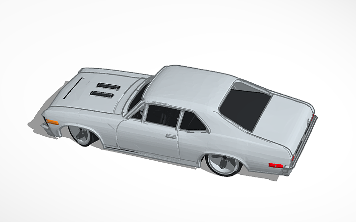 3D design 1970 chevy nova pro-touring - Tinkercad