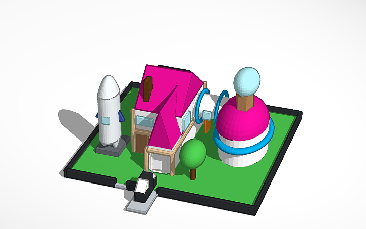 3D design Future house | Tinkercad