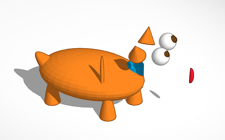 3D design Copy of Perro - Tinkercad