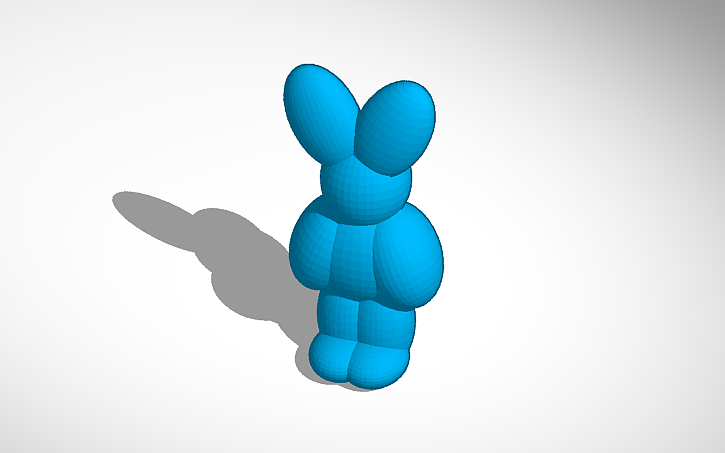 3D design Bunny in Tinkercad | Tinkercad