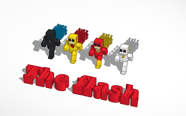 3D design The Flash - Tinkercad