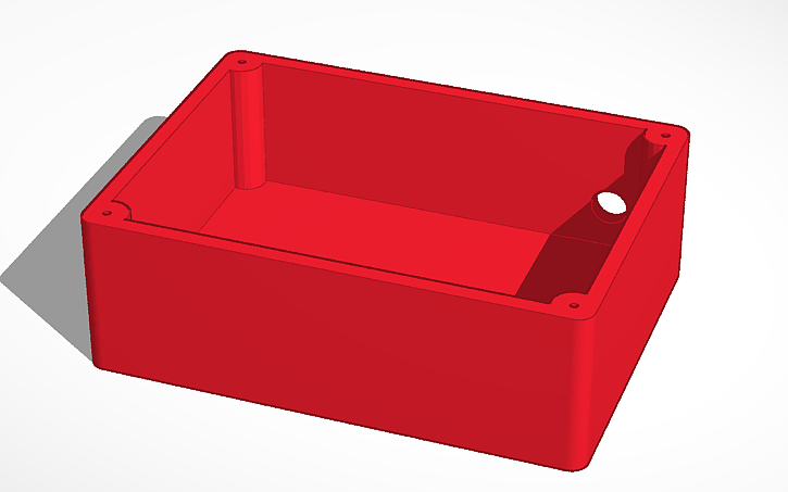 3D design Lauch controller box - Tinkercad