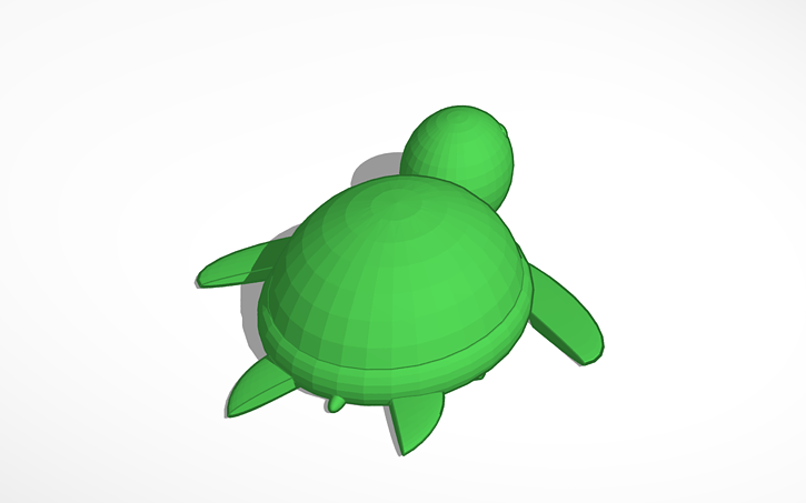 3D design TYWLS Sea Turtle - Tinkercad