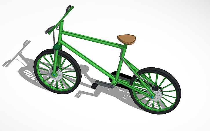 3D design Bicicleta - Tinkercad