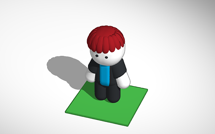 3D design Bacon Hair from Roblox Blind Box Mini - Tinkercad