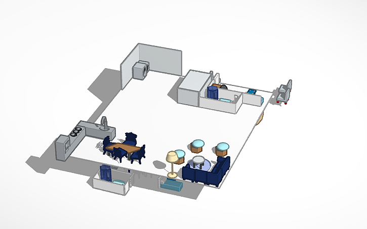 3D design Interior design - Tinkercad