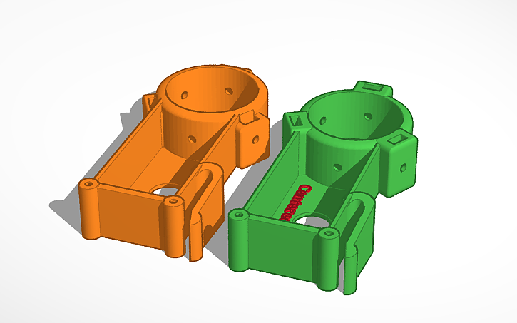 3D design Pasco Optics Bench HeNe Laser Mount - Tinkercad