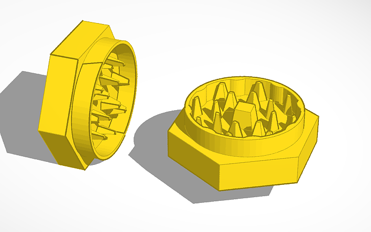 3D design Scema_Weed_Grinder - Tinkercad