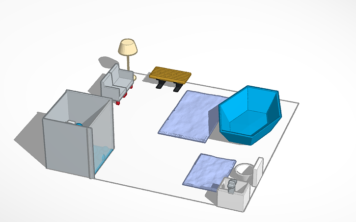 3D design Bathroom | Tinkercad