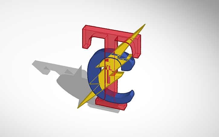 3D design Lightning - Tinkercad