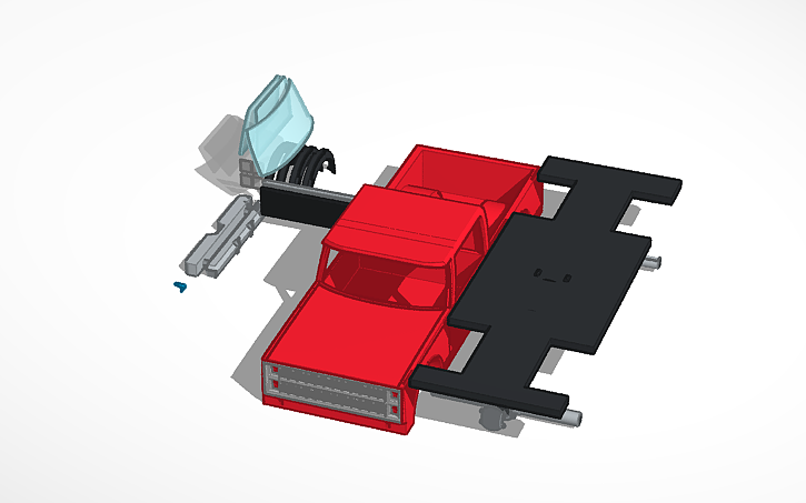 3D design RC 4x4 Square Body Truck Project Avalanche (WIP) | Tinkercad