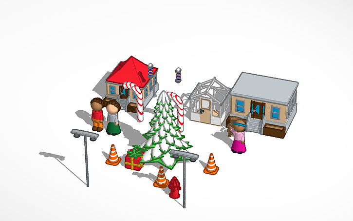 3D design noel - Tinkercad