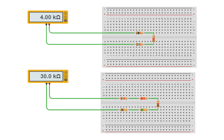 Circuit Design Series Combination Of Resistors Tinkercad