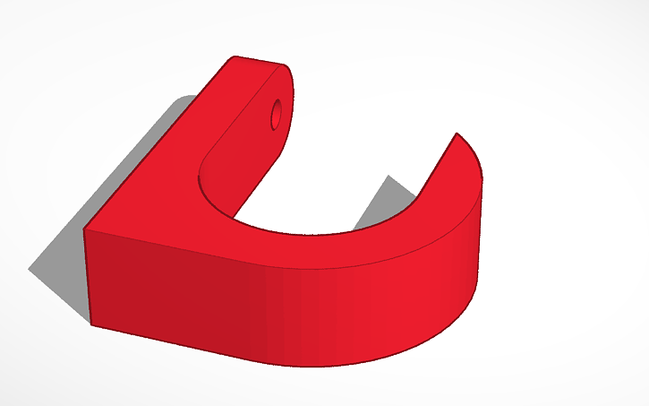 3D design Hook - Tinkercad