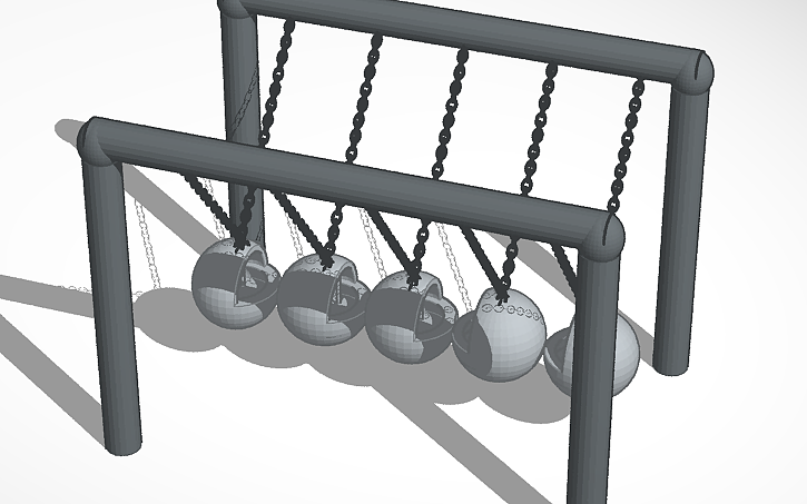 3D design Pendulum Swing - Tinkercad