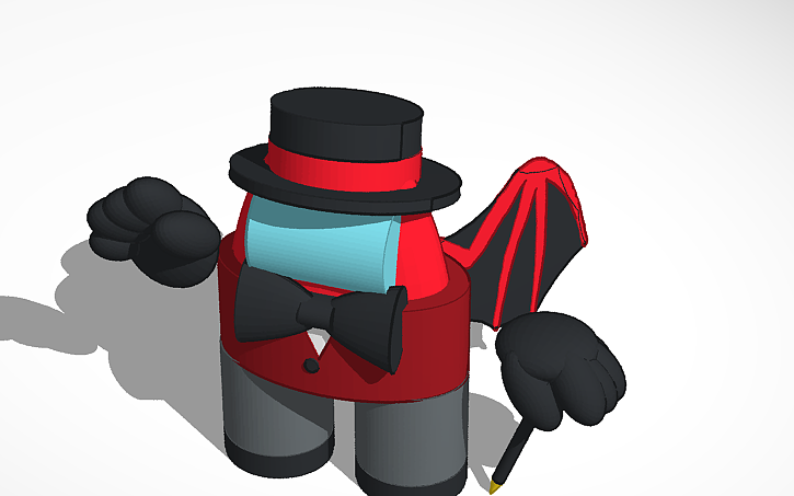 3D design Me as an Among us Character | Tinkercad