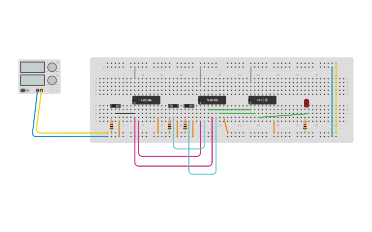 Circuit design Multiplexer - Tinkercad