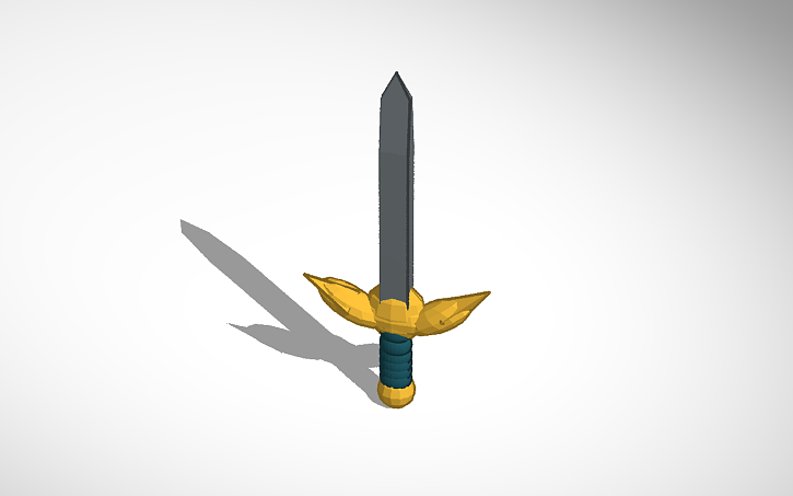 3D design Linked Sword - Tinkercad