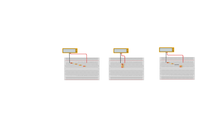 Circuit Design Lab1 Circuitos Série Paralelo Misto Breadboard Tinkercad