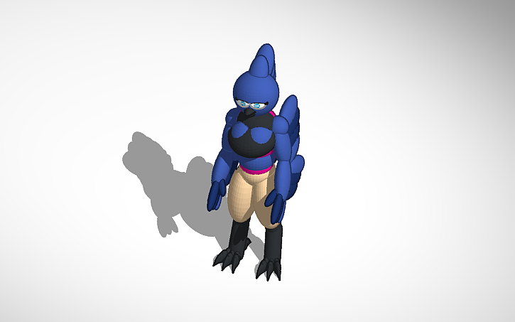 3D design raven - Tinkercad