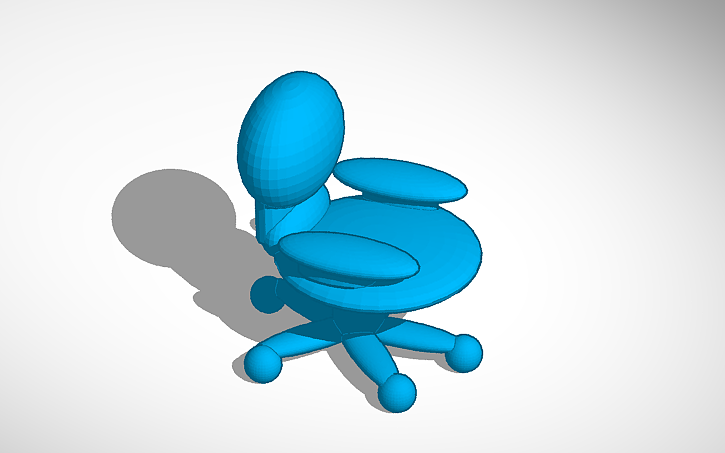 3D design Office Chair - Tinkercad