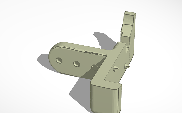 3D design BL Touch Mount for Ender 3 v2 Direct Drive Carriage - Tinkercad