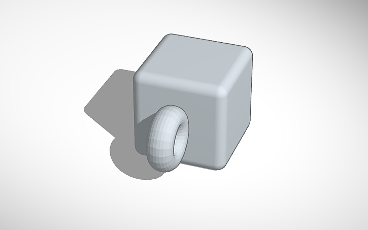 3D design cubo 15 con 2 mm de radio ajuste placa impresión | Tinkercad