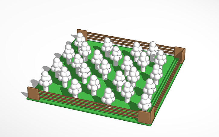 3D design ohio corn field - Tinkercad