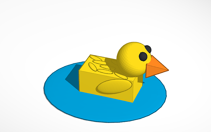 3D design duck | Tinkercad
