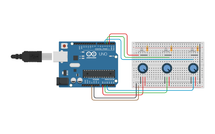 Circuit design Acelerometro - Tinkercad
