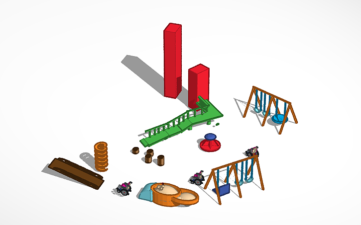3D design Copy of Inclusive Playground | Tinkercad