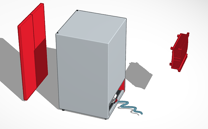 3D design My refrigerator - Tinkercad
