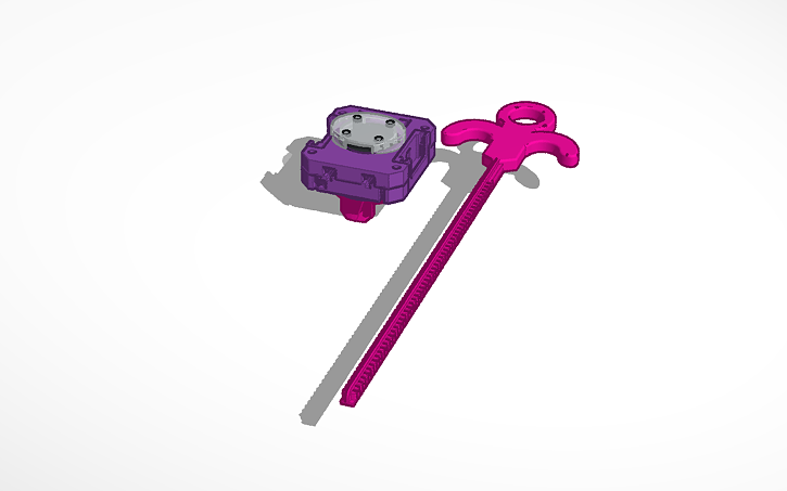 3D design L/R Sparking launcher prototype - Tinkercad