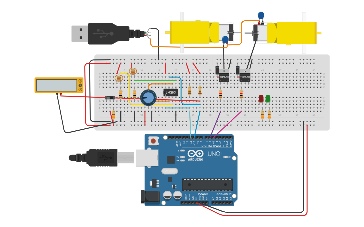 Circuit design IntroV5_E2025_Sensores_Digitales - Tinkercad