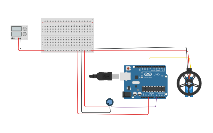 Circuit Design Project That Controls Speed Of A Servo Motor Using