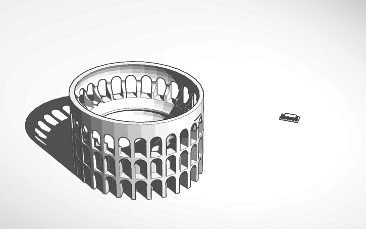 3D design Roman Colosseum | Tinkercad