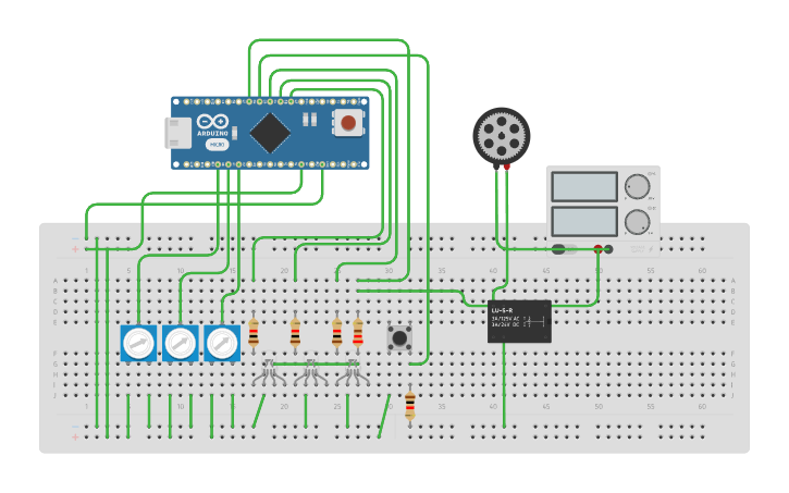 Circuit design Pump Control Circut | Tinkercad
