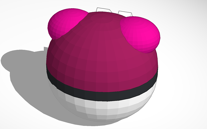 3D design MEWTWO'S MASTER BALL | Tinkercad