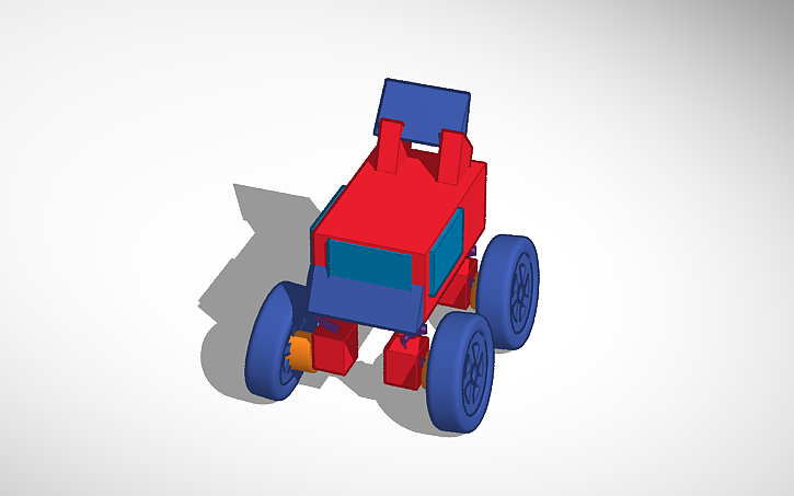 3D design monster truck - Tinkercad