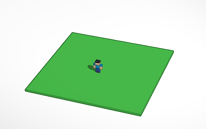 3D design steve without face - Tinkercad