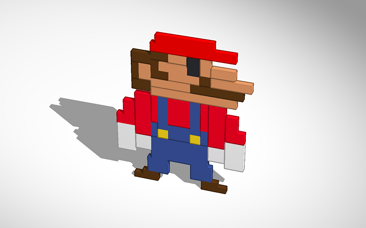 3D design Super Mario | Tinkercad