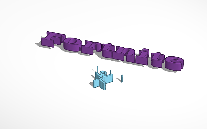 3D design fortnite - Tinkercad